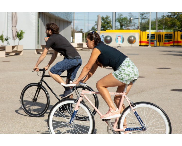 CRIT Black Milan - Afforadable Fixie Bike from Basel | Loris Velos