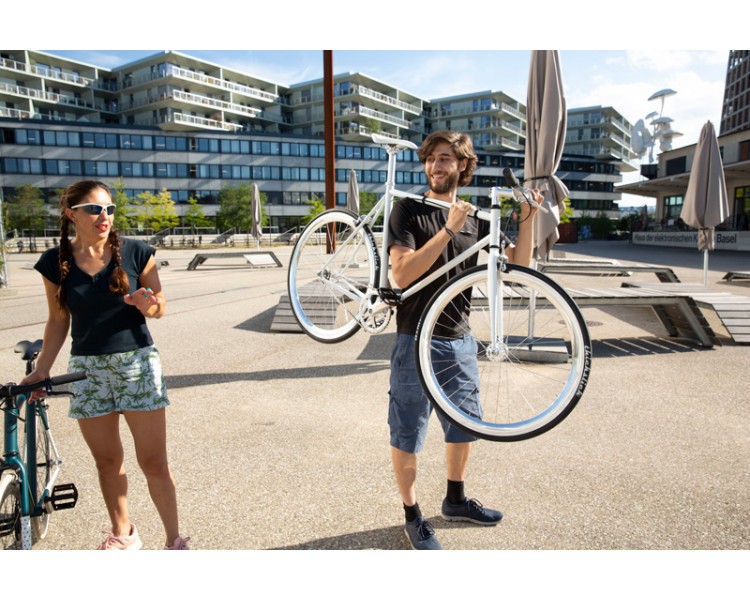 CRIT White Kite - Afforadable Fixie Bike from Basel | Loris Velos